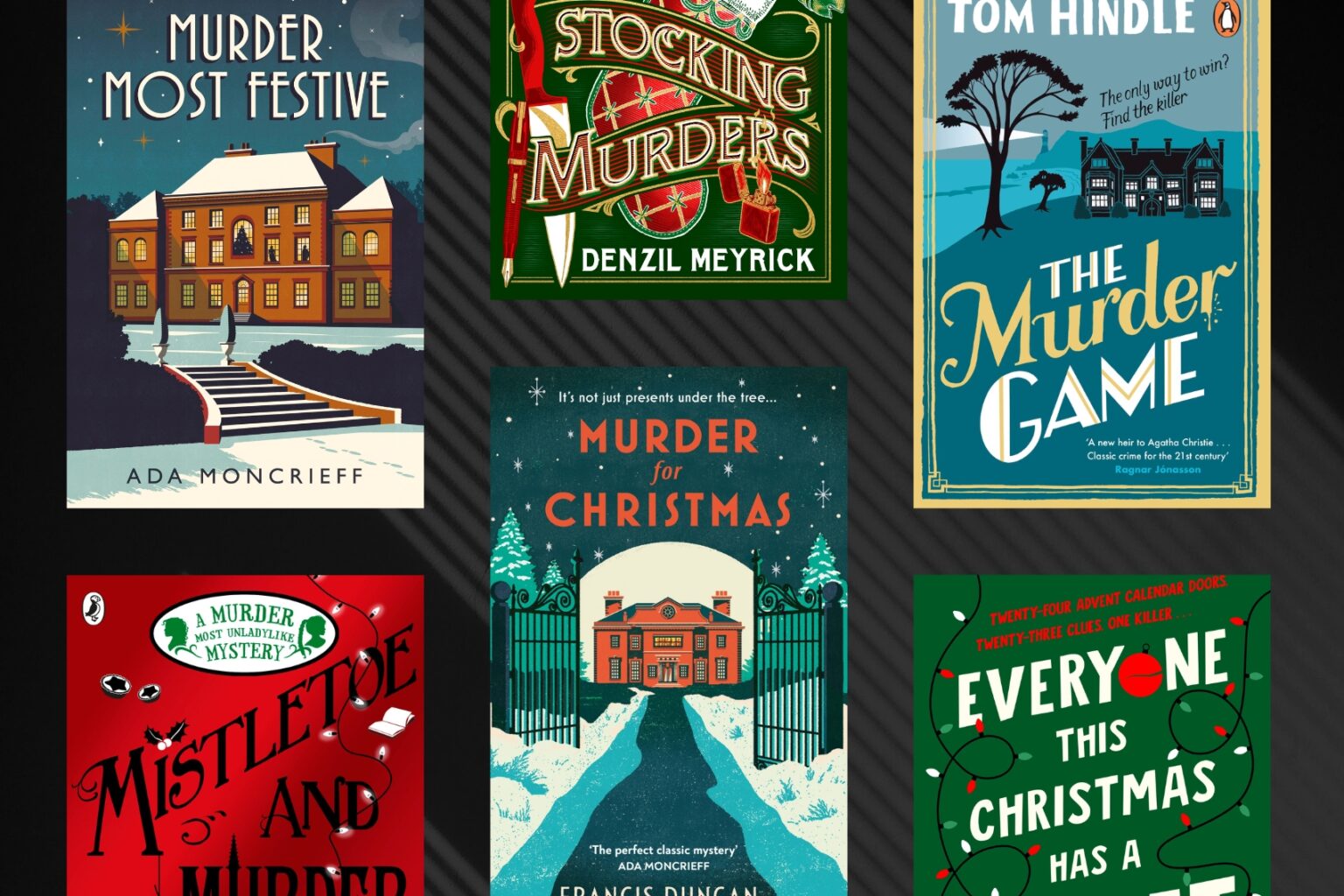The best Christmas cosy crime books